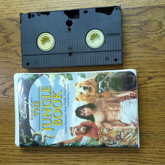 Disney | Other | Vintage Disneys The Jungle Book Vhs Tape Live Action ...